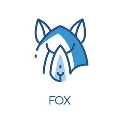 Blue Fox Logo Vector Images (over 380)