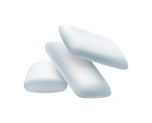 Realistic chewing gum Royalty Free Vector Image