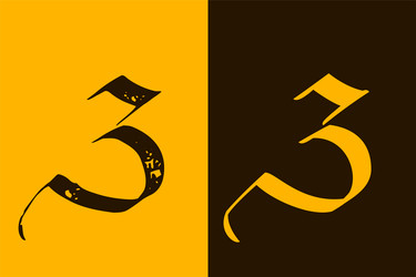 The Number 3 In Graffiti