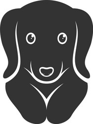 Baby dog logo design creative dog logo design Vector Image