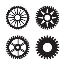 Industrial wheel design Royalty Free Vector Image