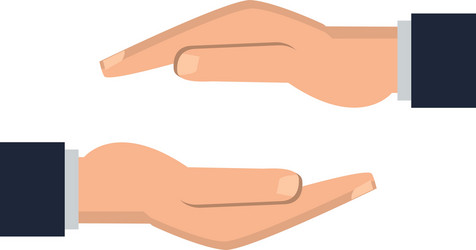 Open hand icon Royalty Free Vector Image - VectorStock