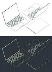 Laptop Blueprints Vector Images (over 1,200)