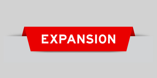 Red color of corner label banner with word Vector Image