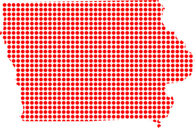 Iowa Outline Map Vector Images (over 390)