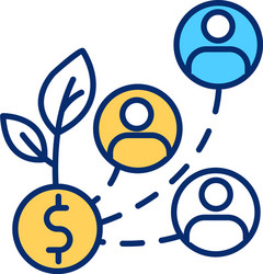 Wide talent pool concept icon Royalty Free Vector Image