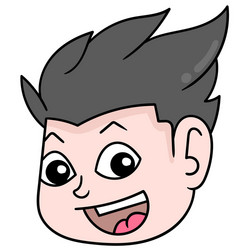 Spiky Hair Man Vector Images (60)