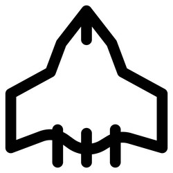 Concorde commercial plane with supersonic speed Vector Image