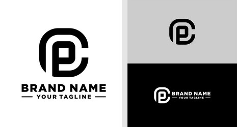 Monogram Logo Cp Vector Images (over 1,900)