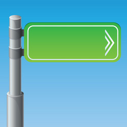 Direction road signs Royalty Free Vector Image