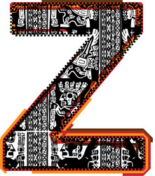 Font Inca Alphabet Vector Images (over 140)