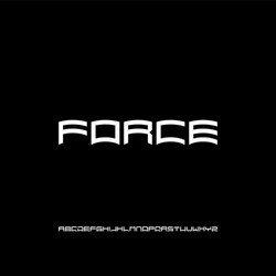 Force Font Vector Images (over 2,100)