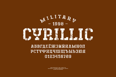 Cyrillic Old Alphabet Vector Images (over 300)