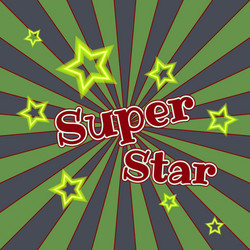 Super star Royalty Free Vector Image - VectorStock
