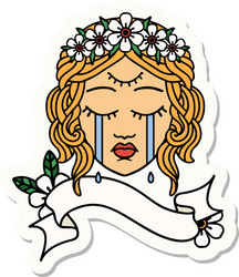 Flower Crying Drawing Vector Images (over 140)