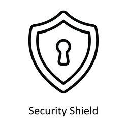 Network security outline icon design illus Vector Image