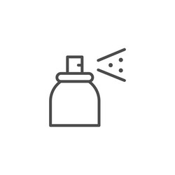 Modern spray bottle logo Royalty Free Vector Image