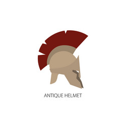 Soldier in helmet with mohawk side view portrait Vector Image