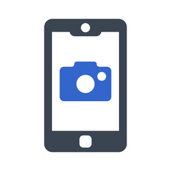 Mobile camera icon Royalty Free Vector Image - VectorStock