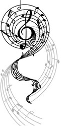 Music notes Royalty Free Vector Image - VectorStock
