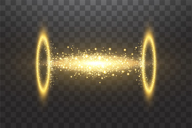 Magic fantasy portal futuristic teleport light Vector Image
