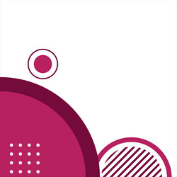 Memphis bubble corner border Royalty Free Vector Image