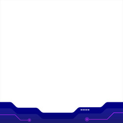 Corporate tech header footer Royalty Free Vector Image