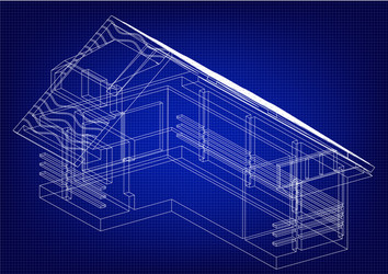 A country house Royalty Free Vector Image - VectorStock