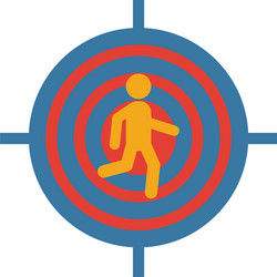 Intention icon simple element from productivity Vector Image