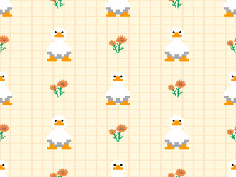 8 Bit Duck Vector Images (93)