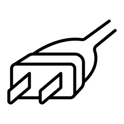 Plug icon Royalty Free Vector Image - VectorStock