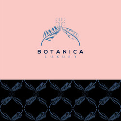 Botanics logo Royalty Free Vector Image - VectorStock