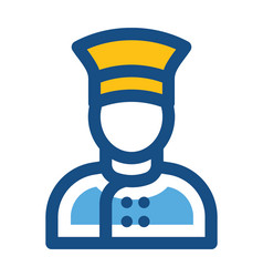 Chef line icon Royalty Free Vector Image - VectorStock