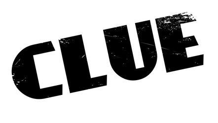 Clue rubber stamp Royalty Free Vector Image - VectorStock