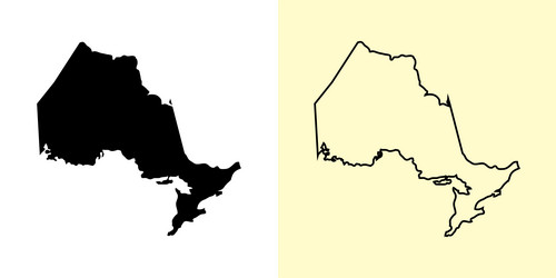Ontario Map Vector Images (over 1,400)