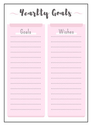 Yearly Goals Vector Images (51)