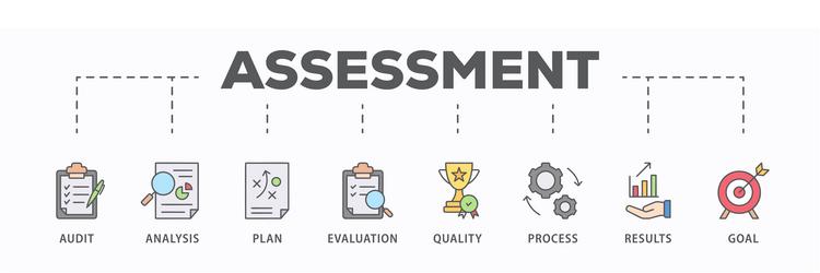 Employee performance evaluation blue gradient Vector Image
