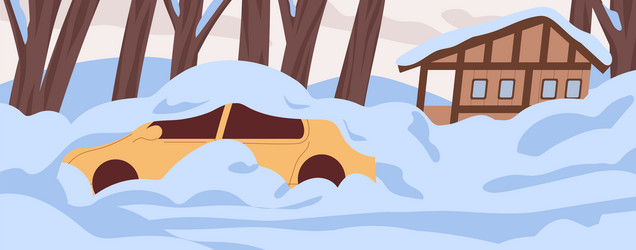 Snow drift Royalty Free Vector Image - VectorStock