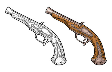 Flintlock Pistol Drawing
