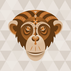 Monkey Geometric Vector Images (over 680)