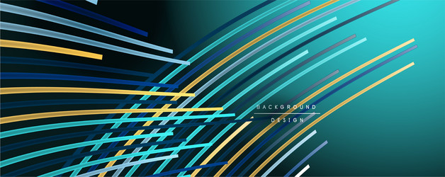 Abstract colorful lines background Royalty Free Vector Image