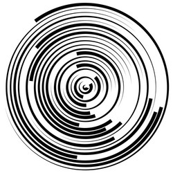 Concentric circle concentric line circle broken Vector Image