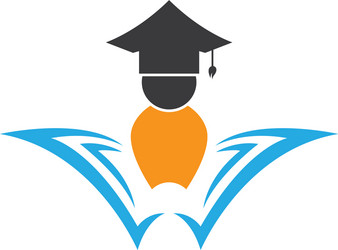 Smart education icon Royalty Free Vector Image