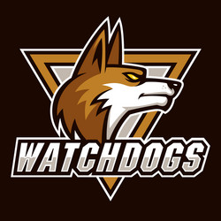 Wild dogs sign and symbol logo Royalty Free Vector Image