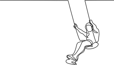 Girl Swing Drawing Vector Images (over 1,300)
