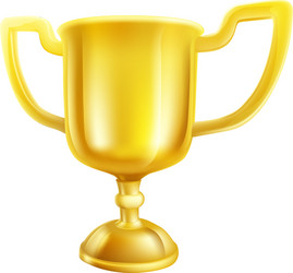 Realistic cricket world cup trophy on plain Vector Image