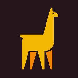 Llama logo Royalty Free Vector Image - VectorStock