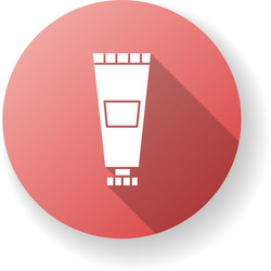 Red tube Royalty Free Vector Image - VectorStock