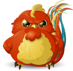 Bright bird pokemon Royalty Free Vector Image - VectorStock