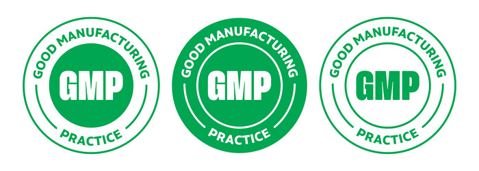 Good manufacturing practice gmp sign or stamp Vector Image